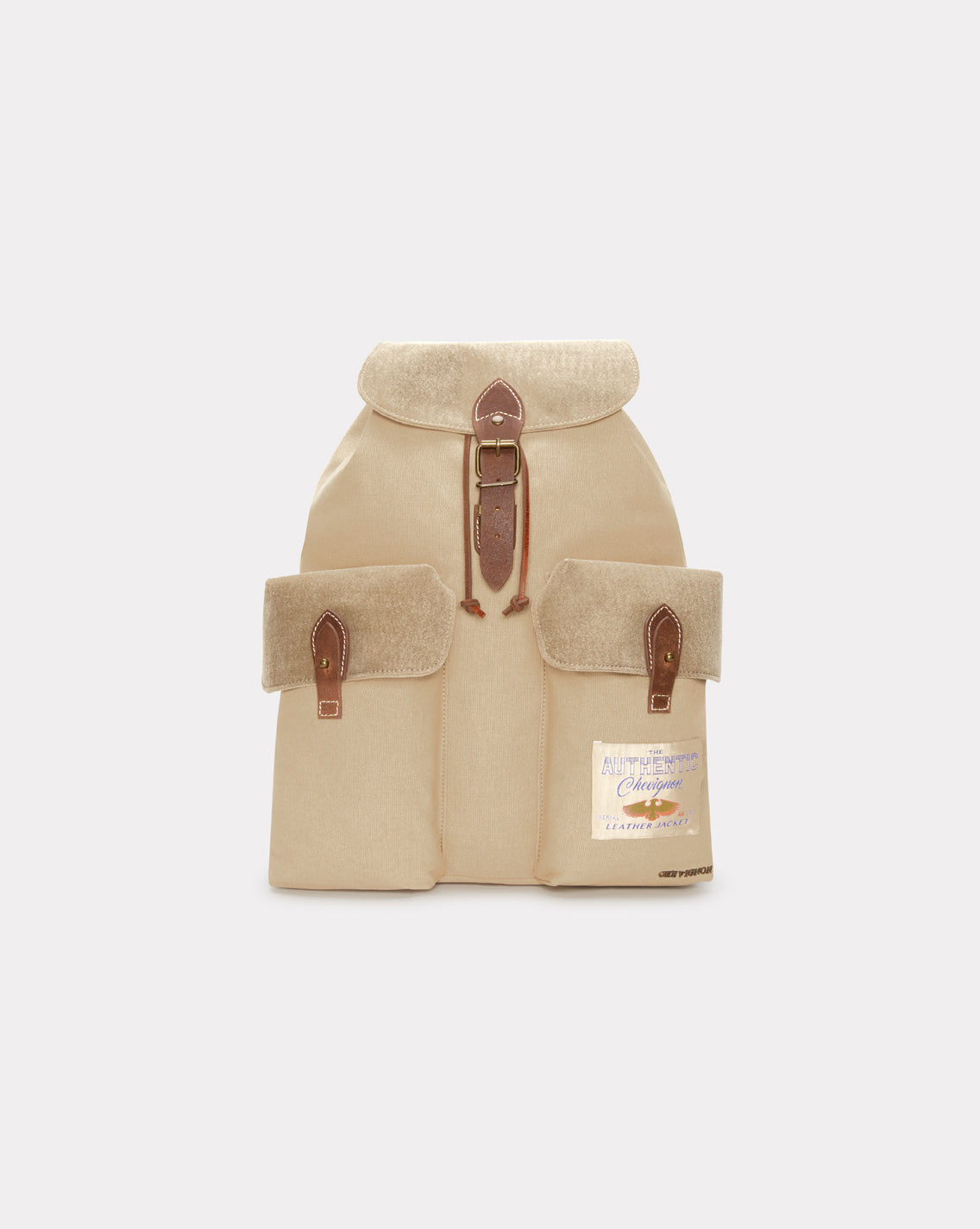 SAC A DOS CANVAS BACKPACK BEIGE - Chevignon